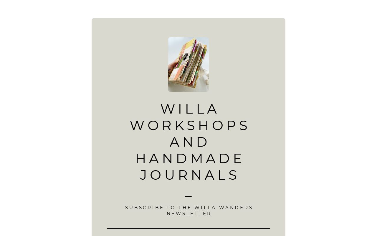Willa Wanders Journals